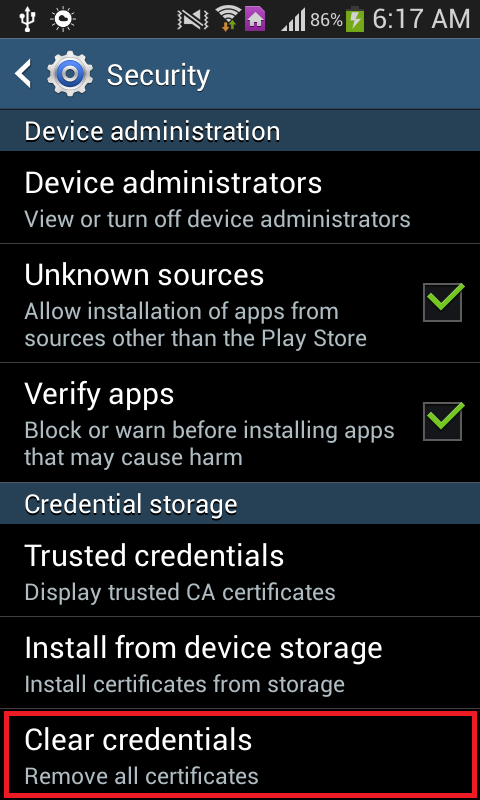 Fix: Disabled by Administrator, Encryption Policy, or Credential Storage