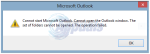 Fix: Outlook Error "The set of folders cannot be opened"