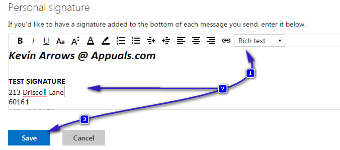How to Create HTML Signatures in Gmail/Yahoo and Hotmail - Appuals.com