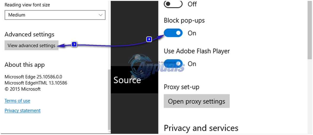 How to Block Ads on EDGE in Windows 10