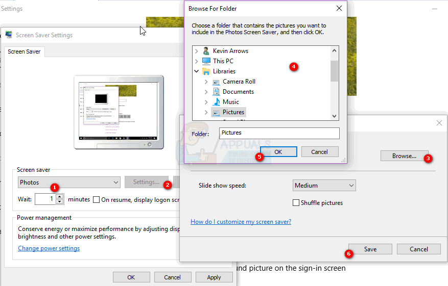 How to Add Photos to Windows Screen Saver on Windows 10 - Appuals.com