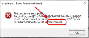 (Solved) "Procedure Entry Point Not Found" Error in Windows