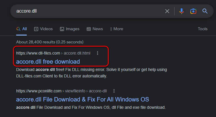 (Solved) "Procedure Entry Point Not Found" Error in Windows