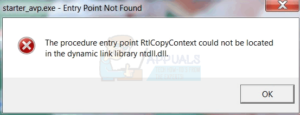 Fix: The procedure entry point 'name' could not be located in the ...