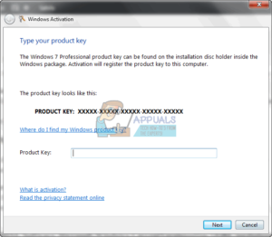Fix: Windows 7 Activation Error Code 0xc004e003