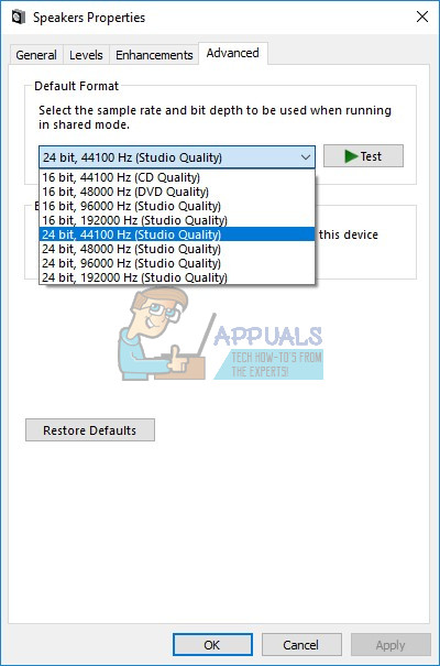 Fix: High CPU Usage by audiodg.exe - Appuals.com