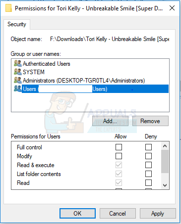 Fix: Sharing Tab is Missing on Windows 10 - Appuals.com