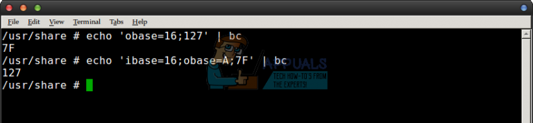 How to Use bc as a Hex Calculator
