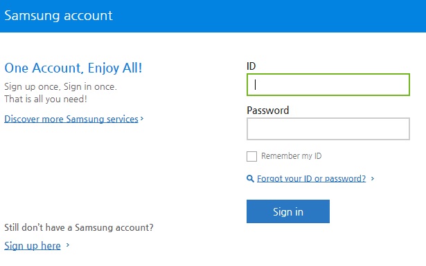 Fix: Samsung account session expired