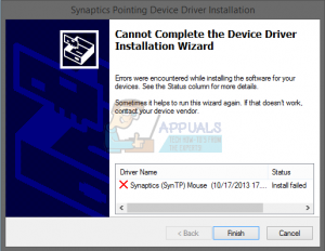 Fix: Cannot install Synaptics Touchpad Driver on Windows 10 - Appuals.com