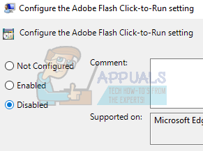 Fix: Flash Player not Working on Microsoft Edge