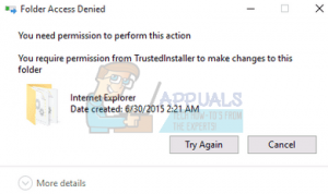 Fix: You Require Permission from TrustedInstaller - Appuals.com