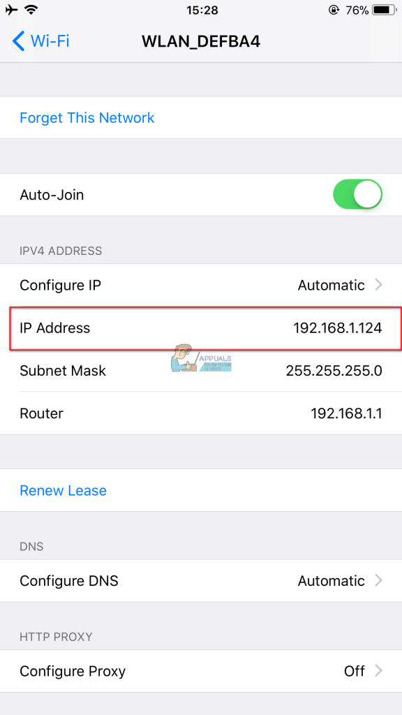 How to Find Your iPhone's IP Address