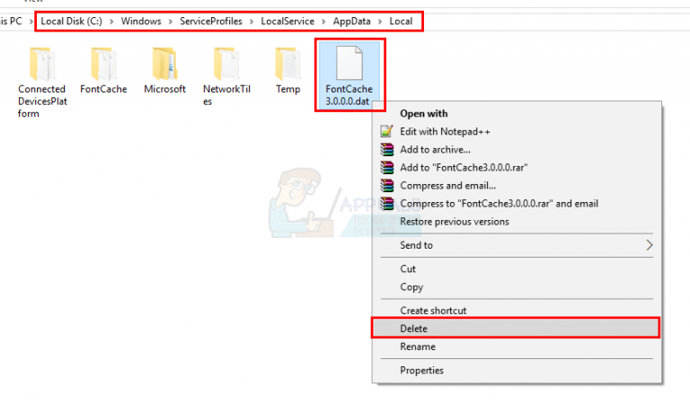Fix: PresentationFontCache.exe High CPU or MEMORY Usage - Appuals.com