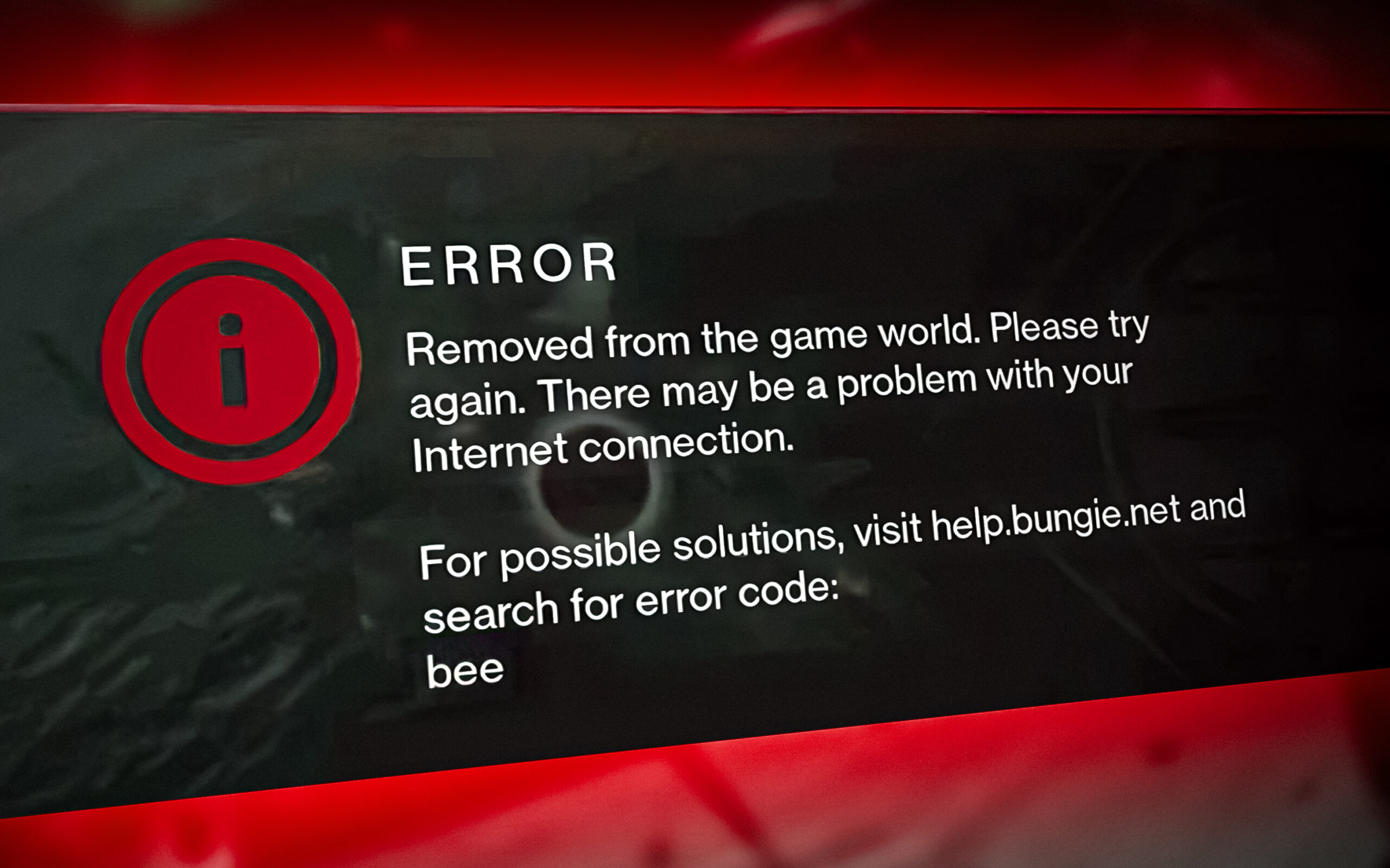 Fix: Destiny Error Code Bee