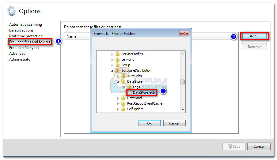 What is DataStore.edb and Why Does it Slows Down My PC? - Appuals.com