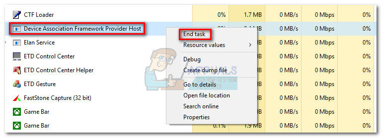 Fix: dasHost.exe High CPU and Memory Usage - Appuals.com
