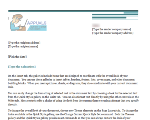 How to Type a Letter Using Microsoft Word