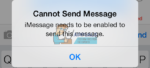 Fix: iMessage needs to be enabled to send this message - Appuals.com