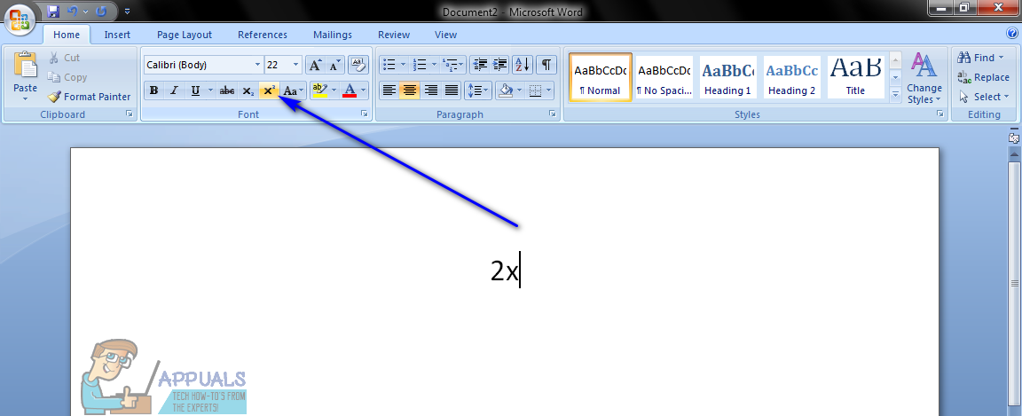 How To Type An Exponent On A Computer Appuals