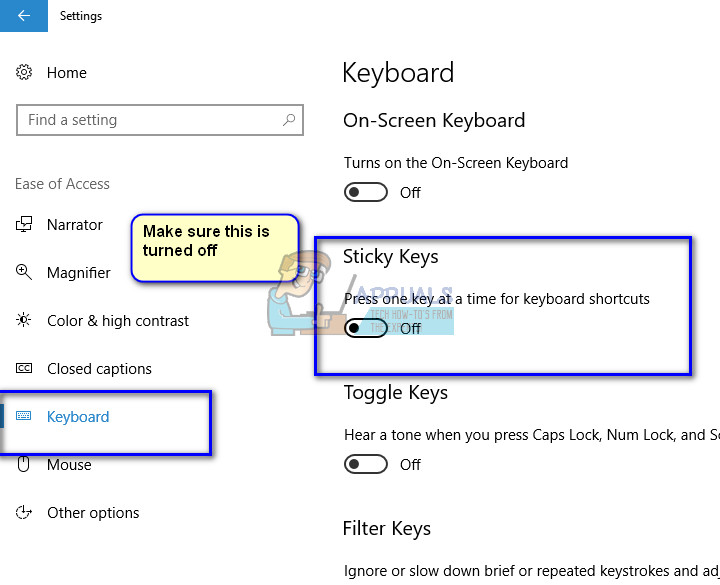 Fix: Shift Key not Working