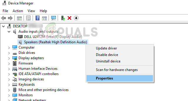 Fix: Audio Device is disabled - Appuals.com