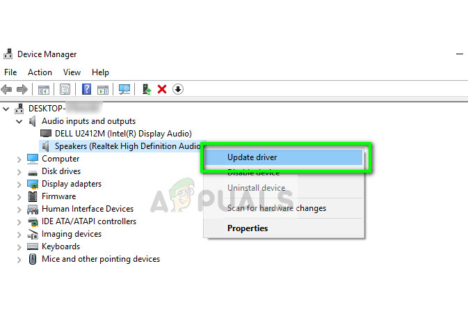 Fix: Audio Device is disabled - Appuals.com