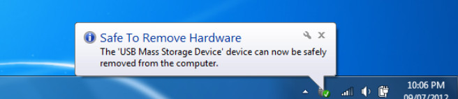 How to Bring Back 'Safely Remove Hardware' icon