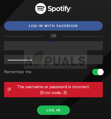 Fix: Spotify Error Code 3 - Appuals.com