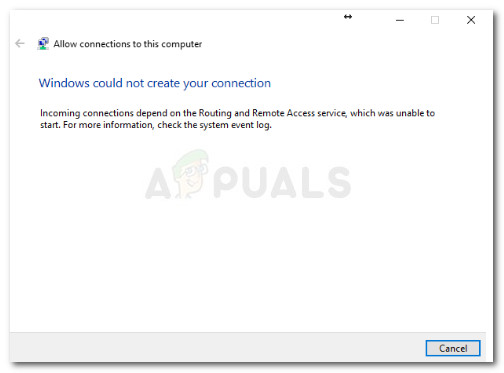 Fix: Incoming Connections Depend on the Routing Remote Access Fix: Incoming Connections Depend on the Routing Remote Access