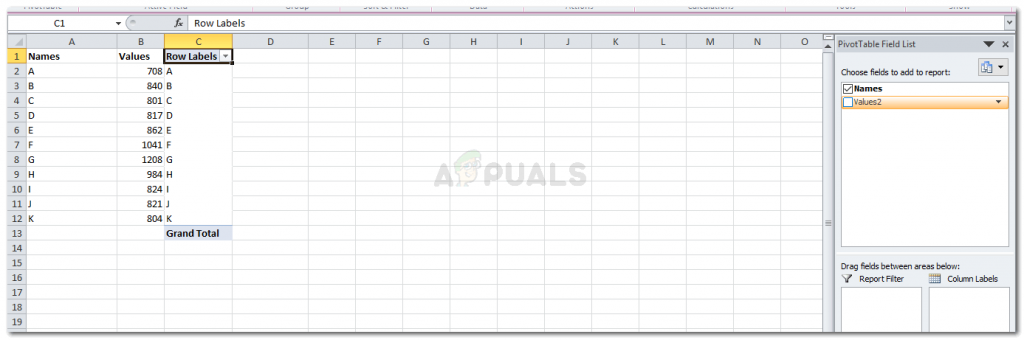 How to Create Reports in Microsoft Excel - Appuals.com