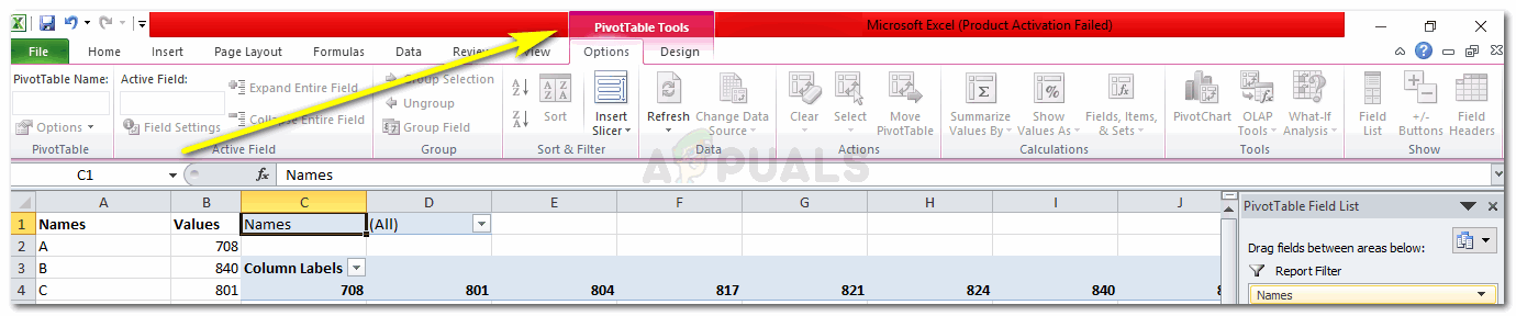 How to Create Reports in Microsoft Excel - Appuals.com