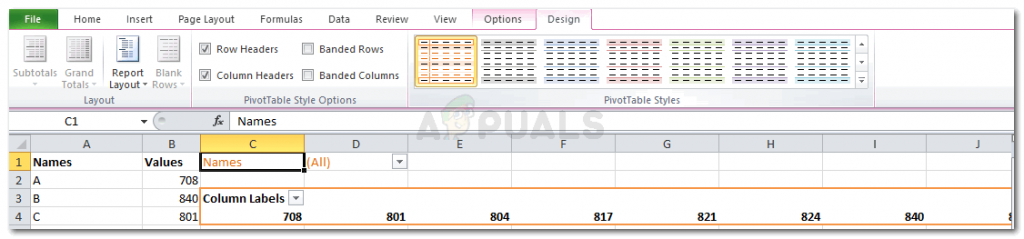 How to Create Reports in Microsoft Excel - Appuals.com