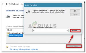 Fix: INF file you selected does not support this method of installation ...