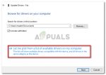 Fix: INF file you selected does not support this method of installation
