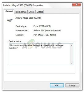 Fix: Windows Cannot Initialize the Device Driver for this Hardware (Code 37) - Appuals.com