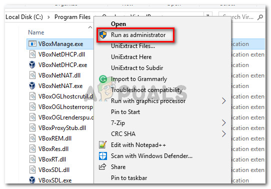 Fix: VBOX_E_FILE_ERROR (0x80bb0004)