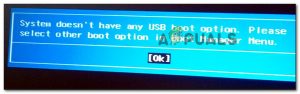 Fix: System Doesn't Have Any USB Boot Option - Appuals.com