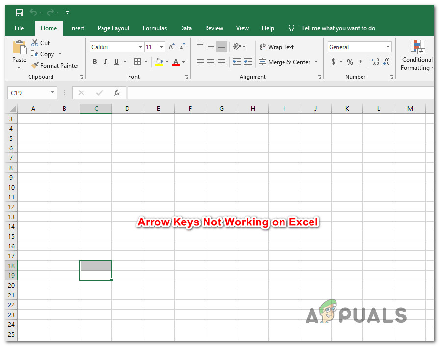 Fix Arrow Keys Not Working In Excel Appuals