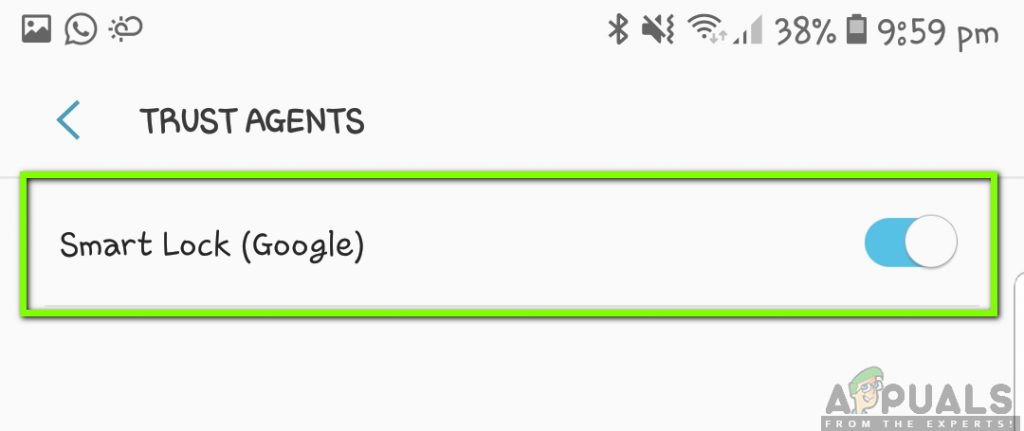 How to Fix Smart Lock not Working - Appuals.com