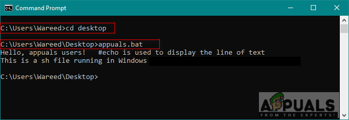How to Execute SH Files on Windows - Appuals.com