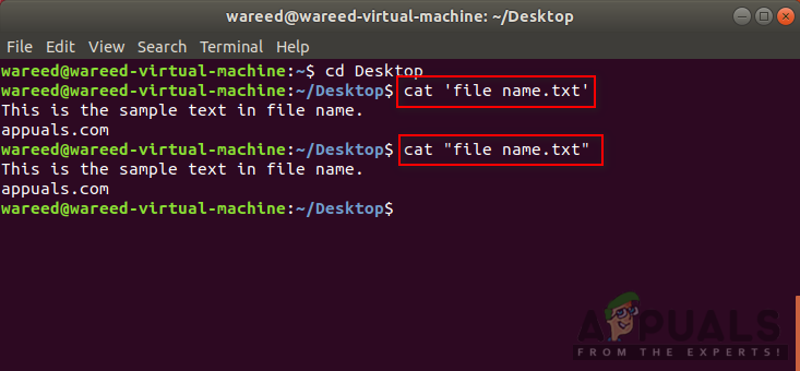 How To Handle Passing Filenames With Spaces In Bash