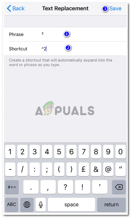 How to Type Squared Symbol on Windows, iPhone and on Android - Appuals.com