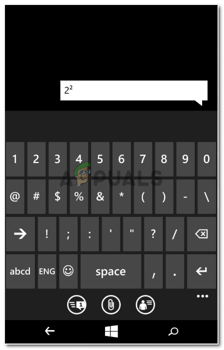 How to Type Squared Symbol on Windows, iPhone and on Android - Appuals.com