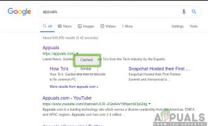 How to View Cached Pages in Chrome - Appuals.com