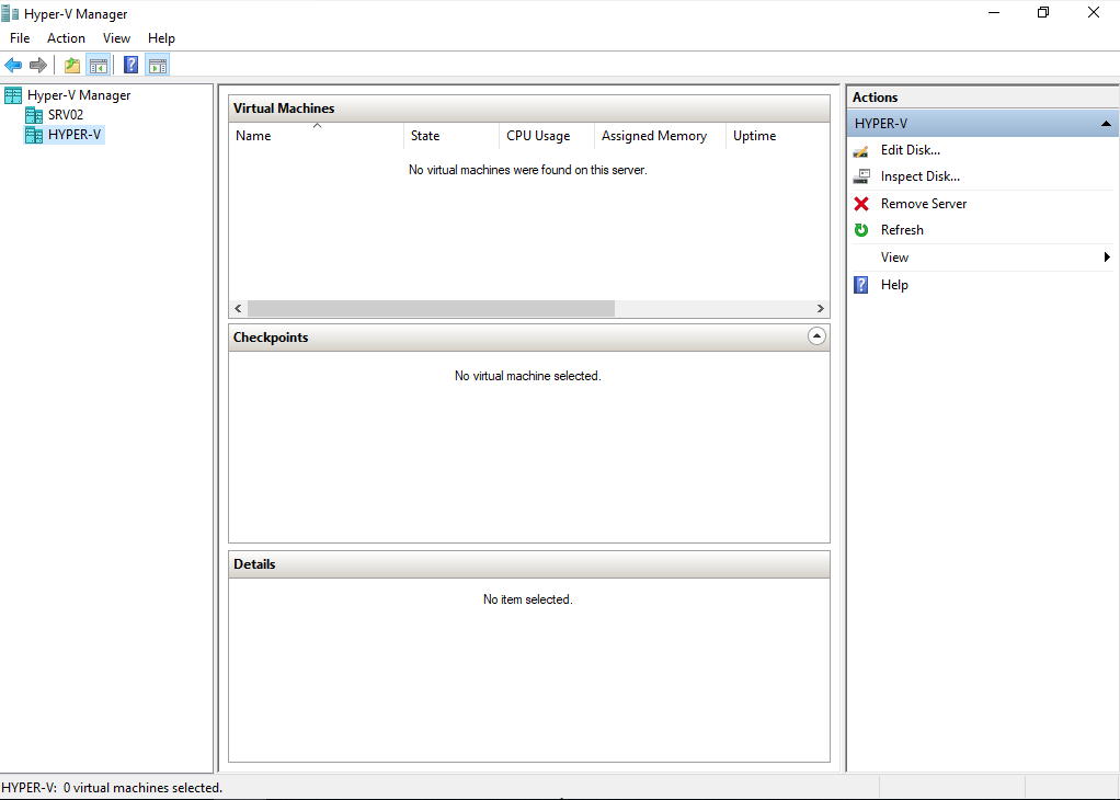 Hyper-V 2019 Core Remote Management - Appuals.com