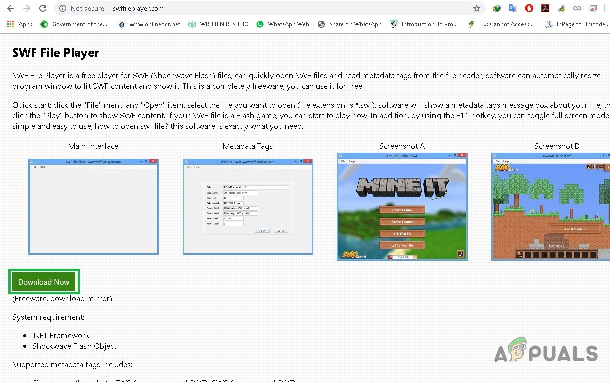How to Play Adobe Flash SWF Files Outside Your Web Browser? - Appuals.com