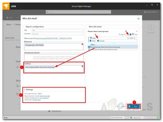 How to Manage User Access using Access Rights Manager?