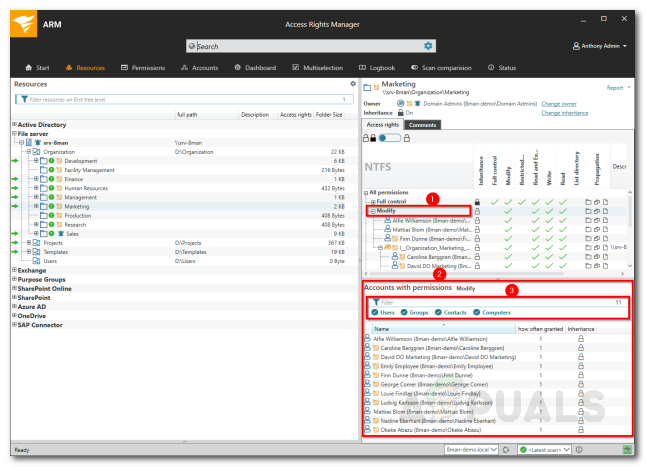 How to Manage User Access using Access Rights Manager?