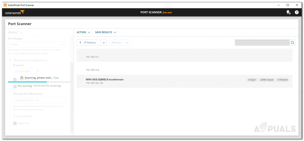 How to Perform a Port Scan on your Network using Port Scanner